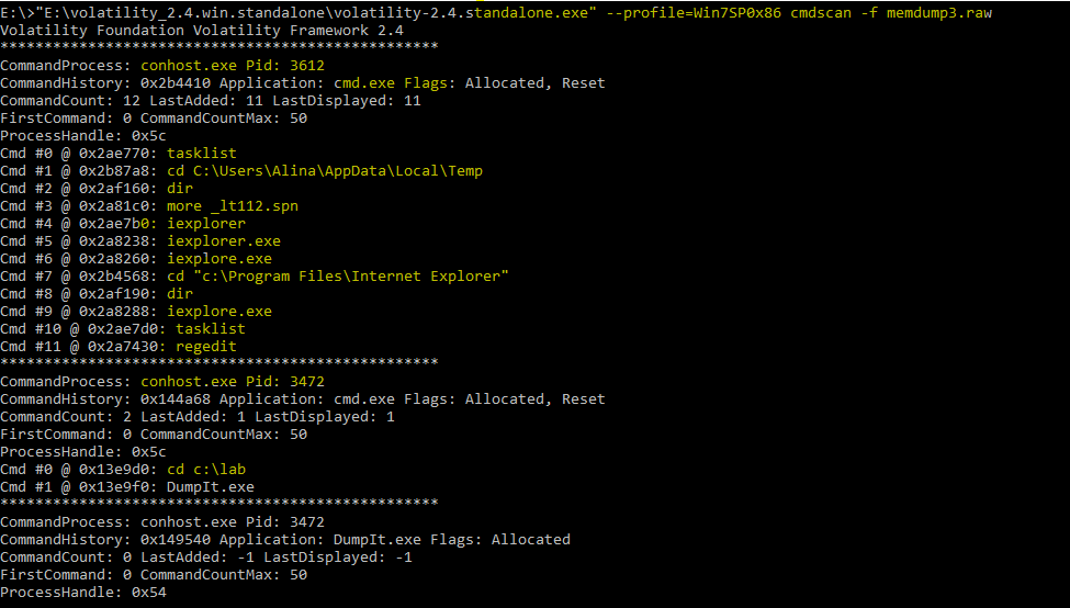 Volatility Memory Forensics Framework Black Hat Ethical Hacking