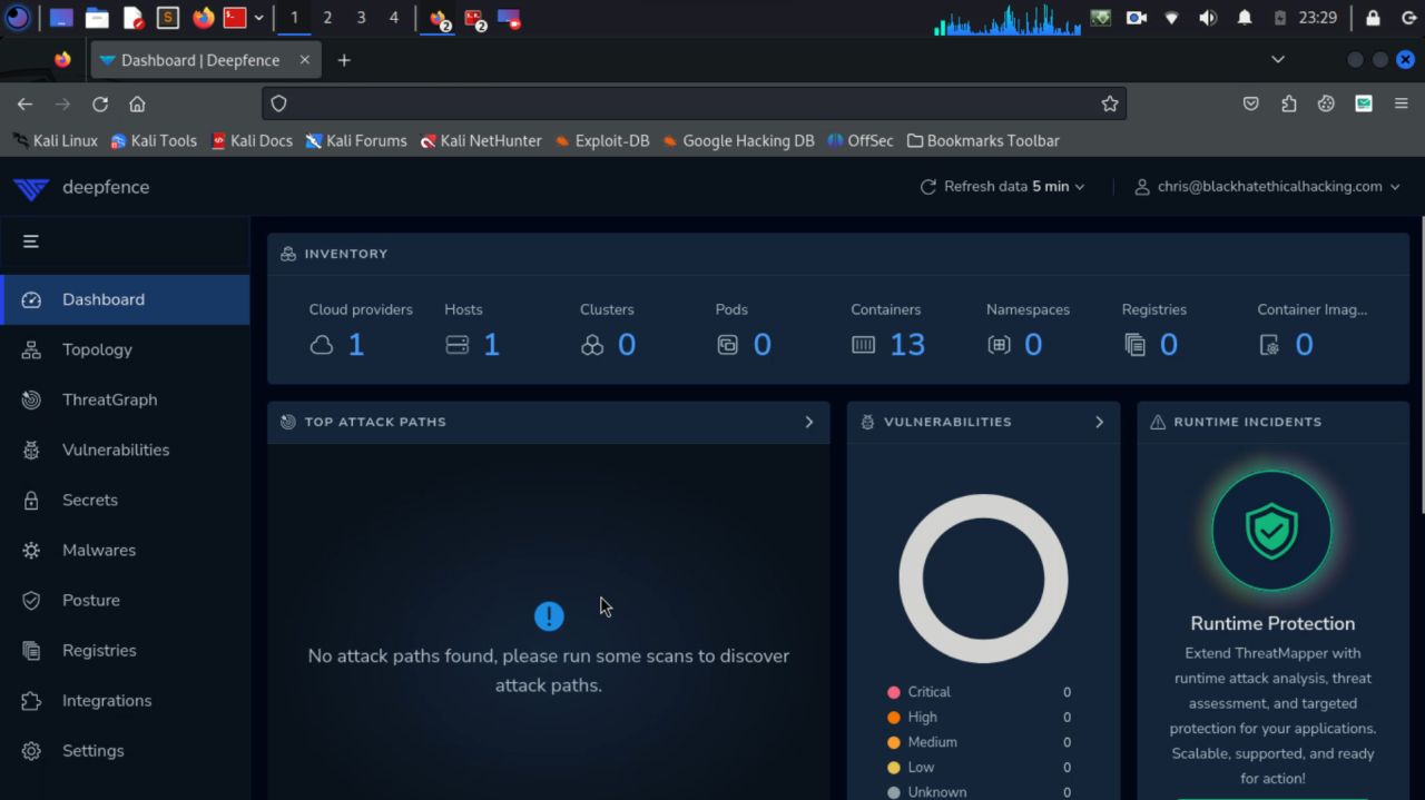 Offensive Security Tool: ThreatMapper | Black Hat Ethical Hacking
